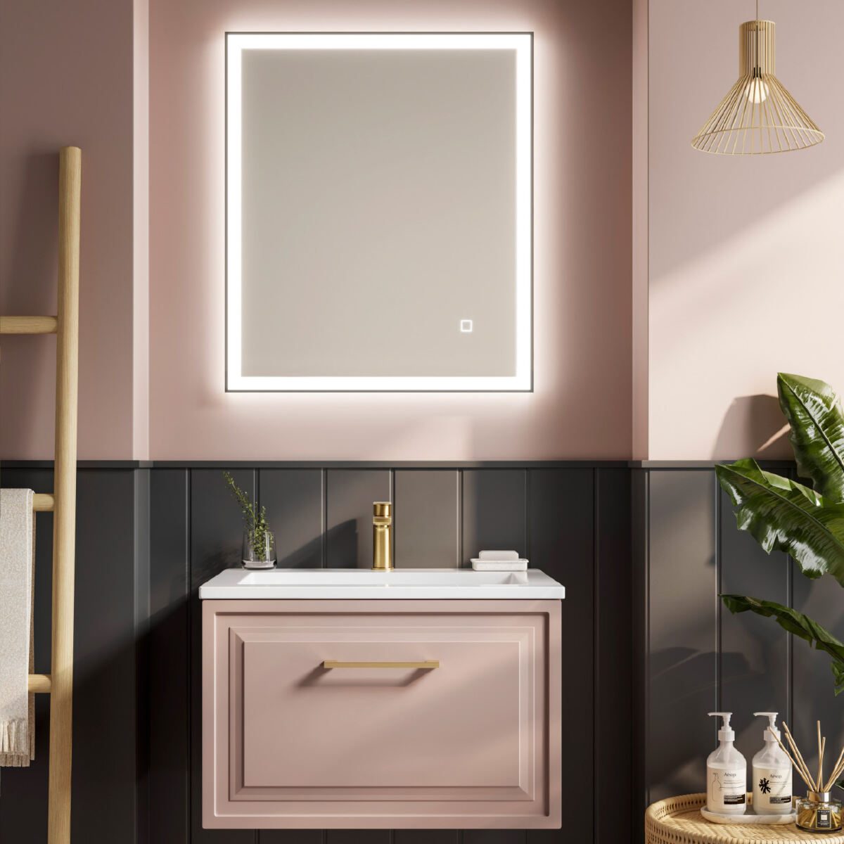Lune Colour Changing LED Bathroom Mirror
