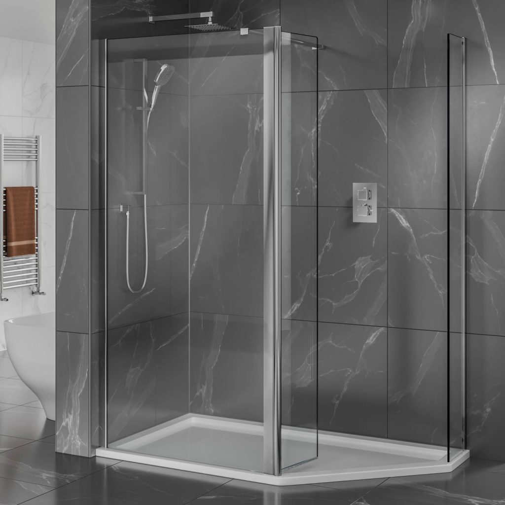 Walk-In Neo Corner 10mm - Phoenix Bathrooms