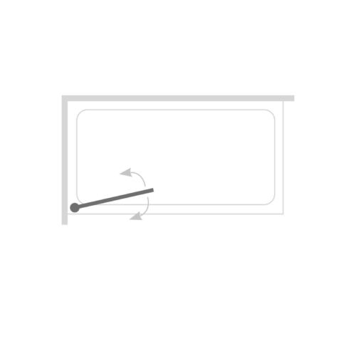 Sesia Square Top Pivot 8mm - Phoenix Bathrooms
