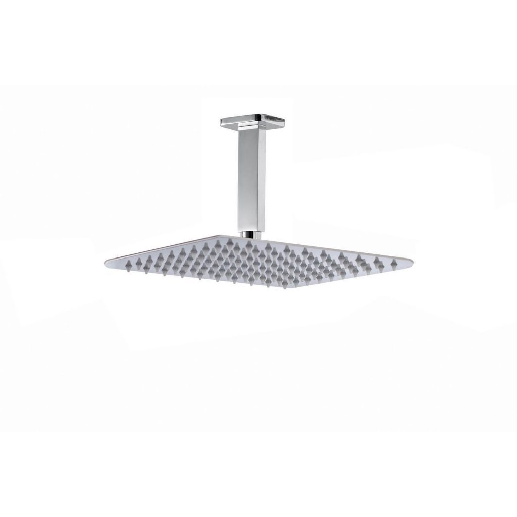 Square Shower Head & Ceiling Arm - Phoenix Bathrooms