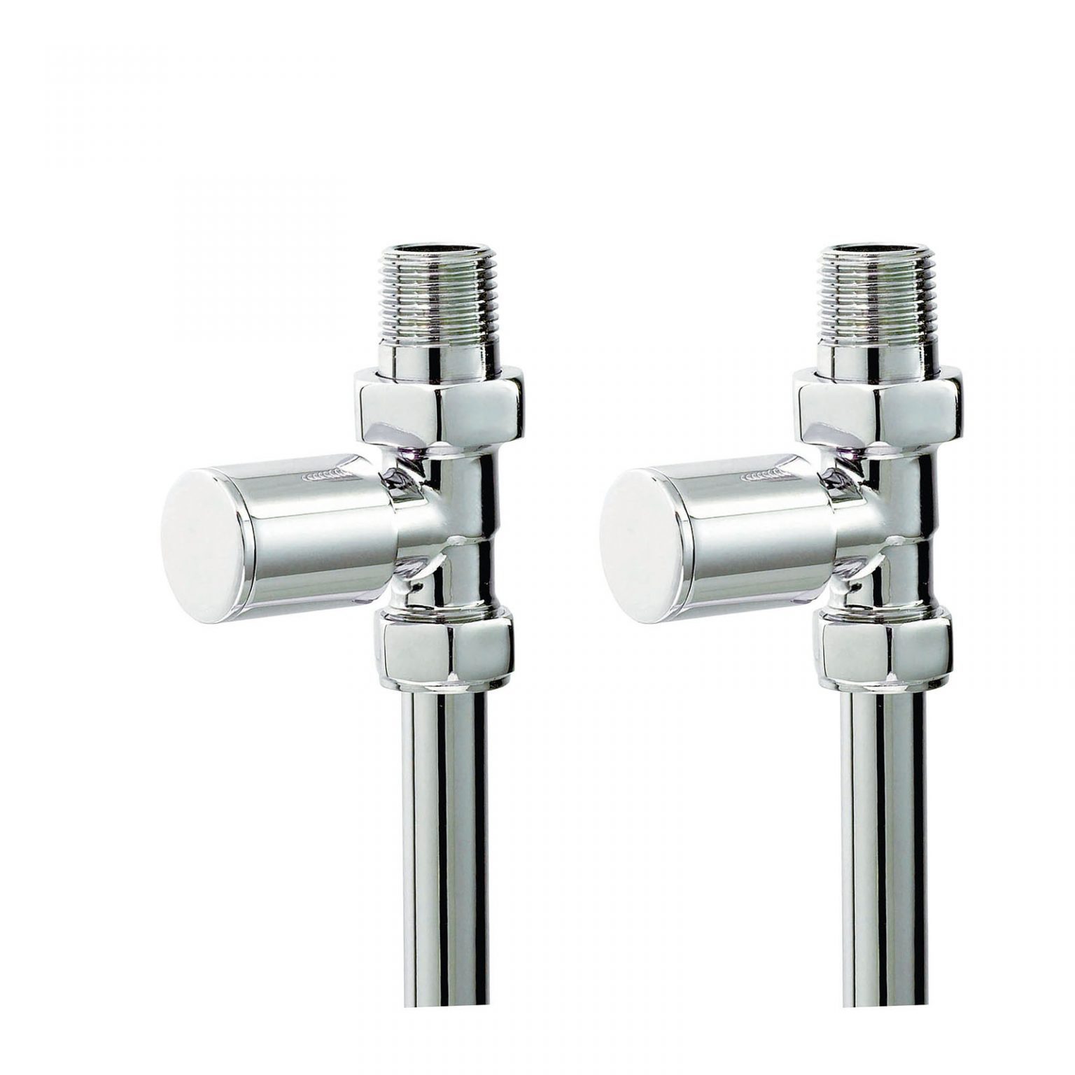 Minimalist Straight Radiator Valves for Radiators