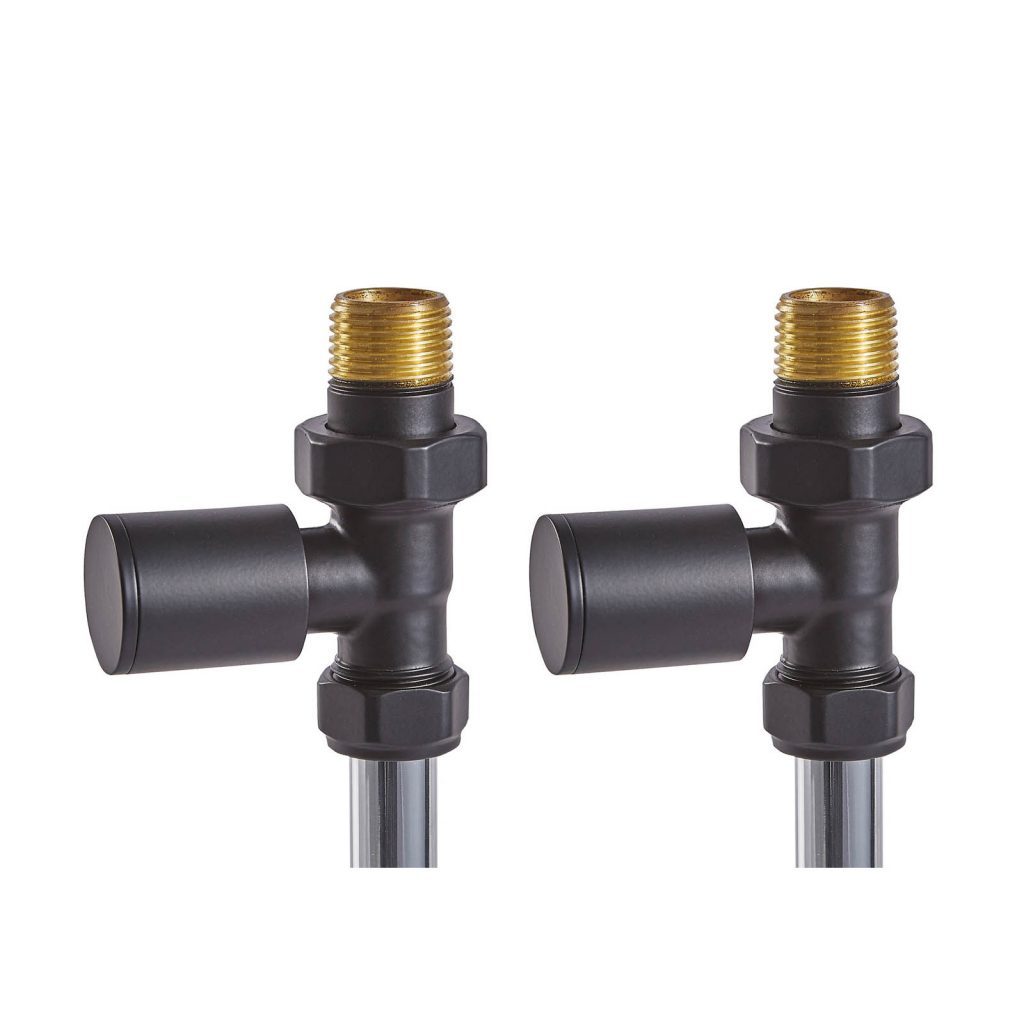 Minimalist Straight Radiator Valves for Radiators