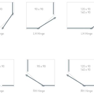 Neo 8mm Enclosure, Tray & Waste - Phoenix Bathrooms