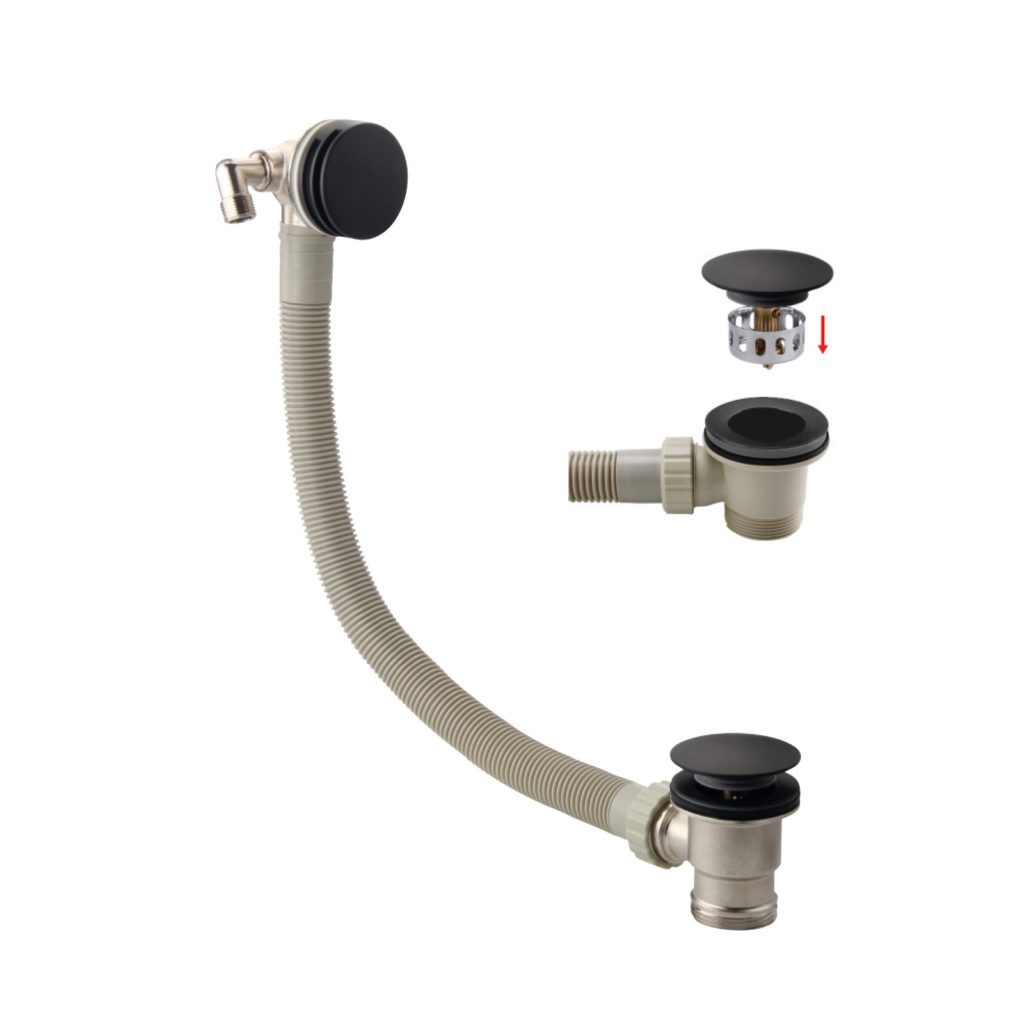 Easy Clean Bath Waste & Round Overflow Filler