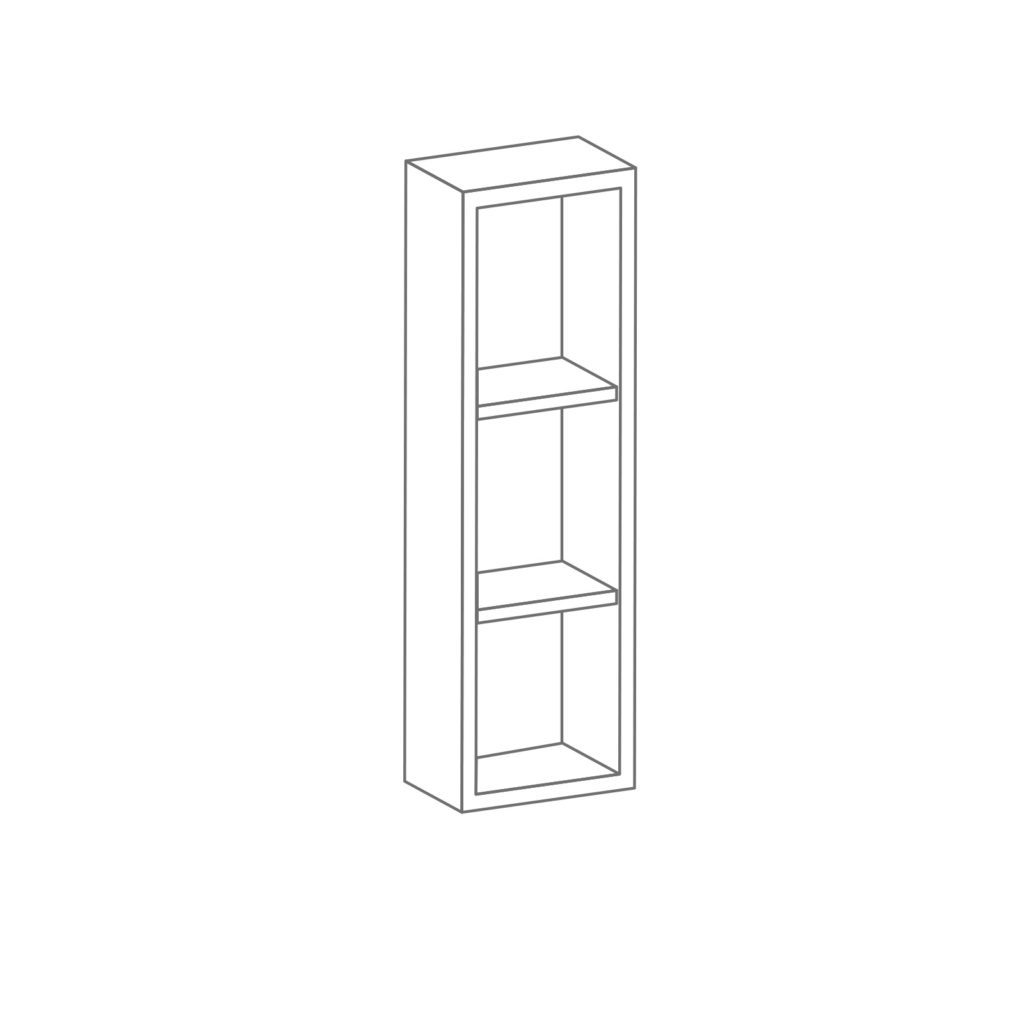 Open Wall Storage Unit - Phoenix Bathrooms