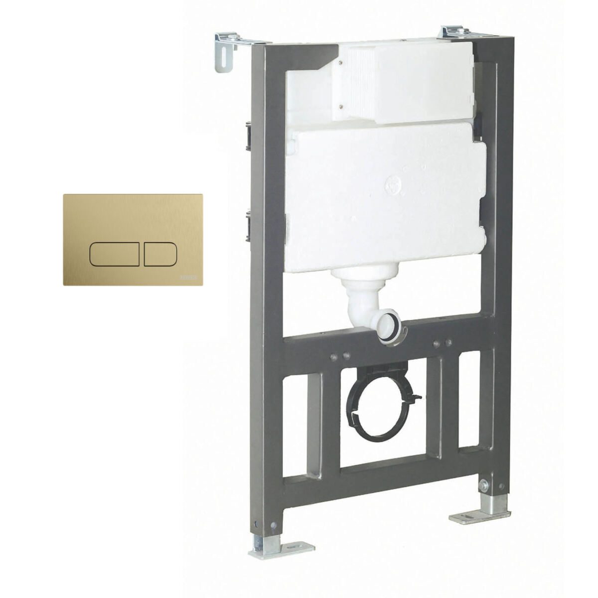82 Support Frame And Cistern With Push Plate