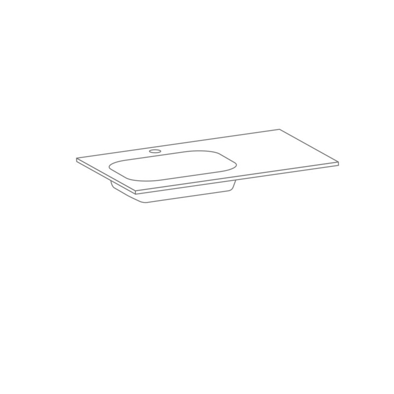 Offset Mineral Cast Basin - Phoenix Bathrooms