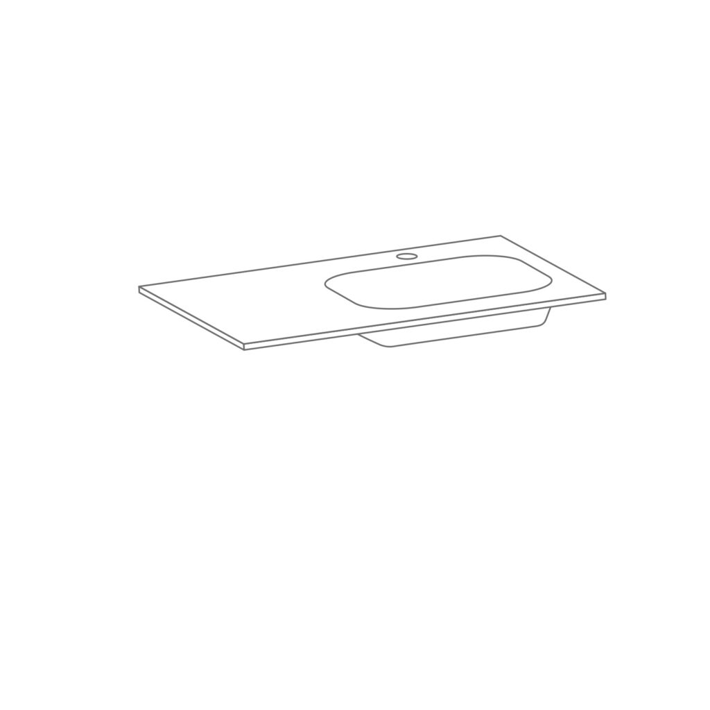 Offset Single Basin - Phoenix Bathrooms