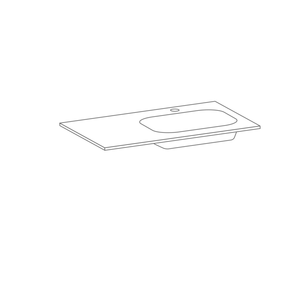 Offset Single Basin - Phoenix Bathrooms