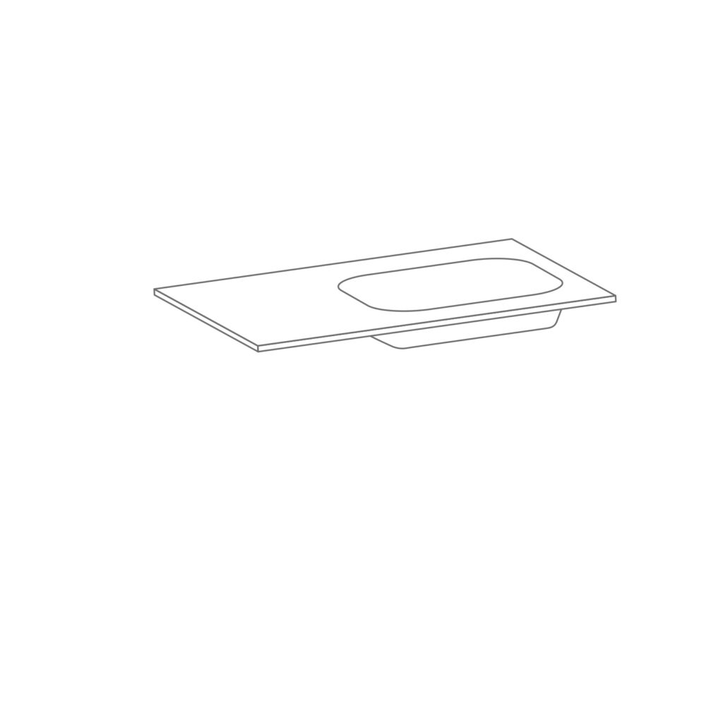 Offset Single Basin - Phoenix Bathrooms