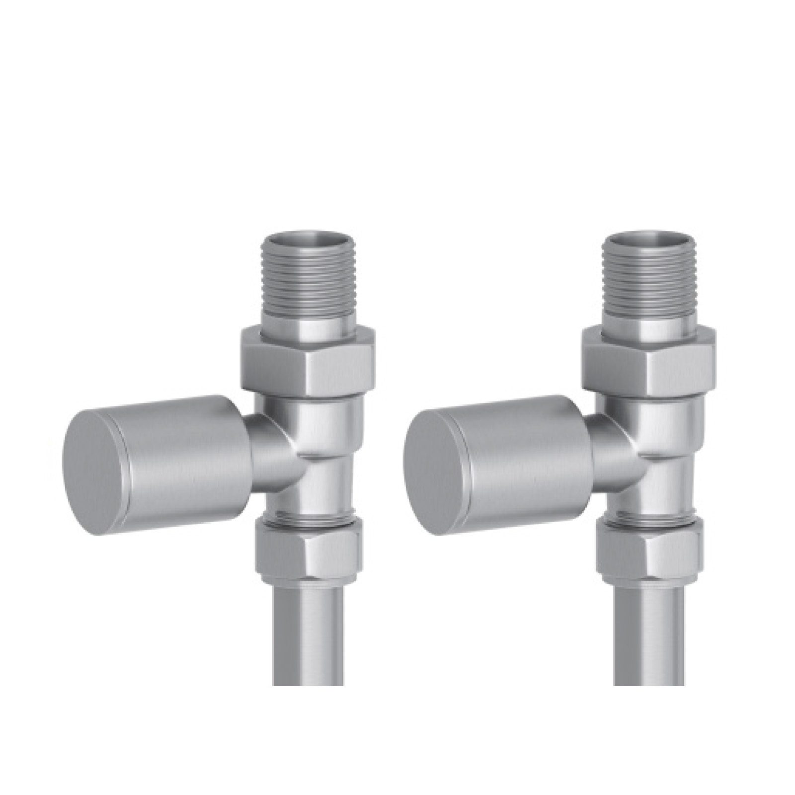 Minimalist Straight Radiator Valves for Radiators