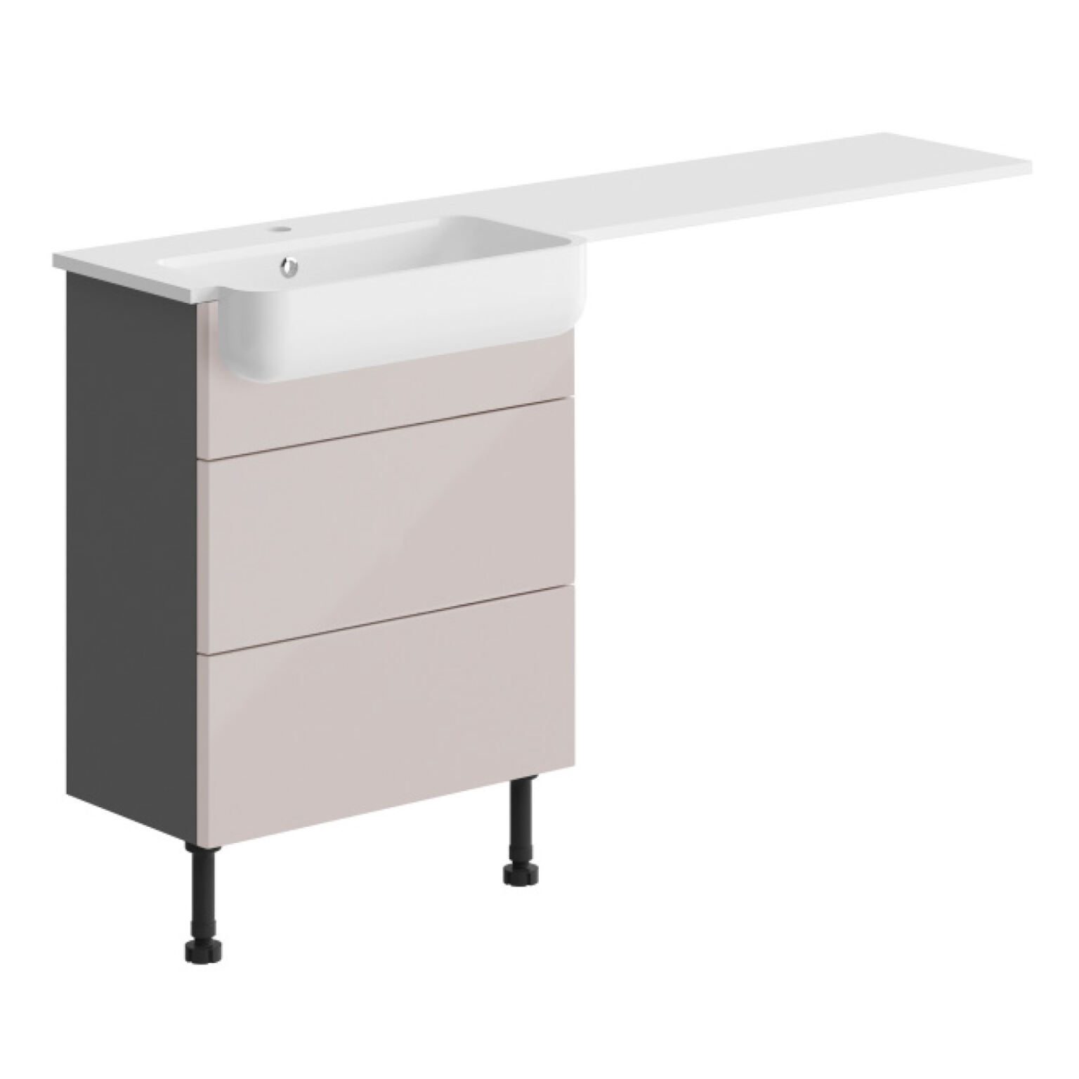 145 Winged Basin Twin Drawer Base Unit - Phoenix Bathrooms
