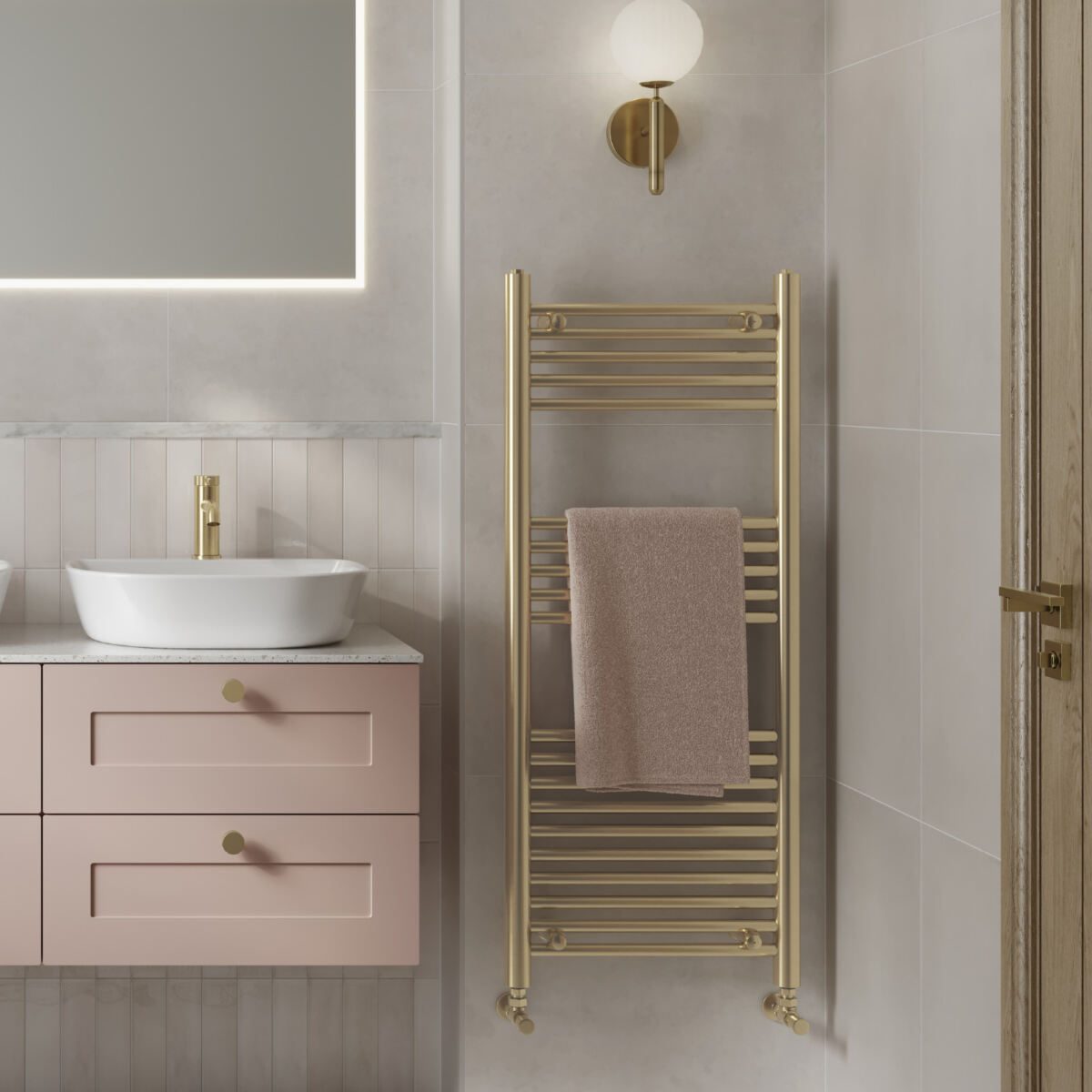 Laura Radiator Black Nickel