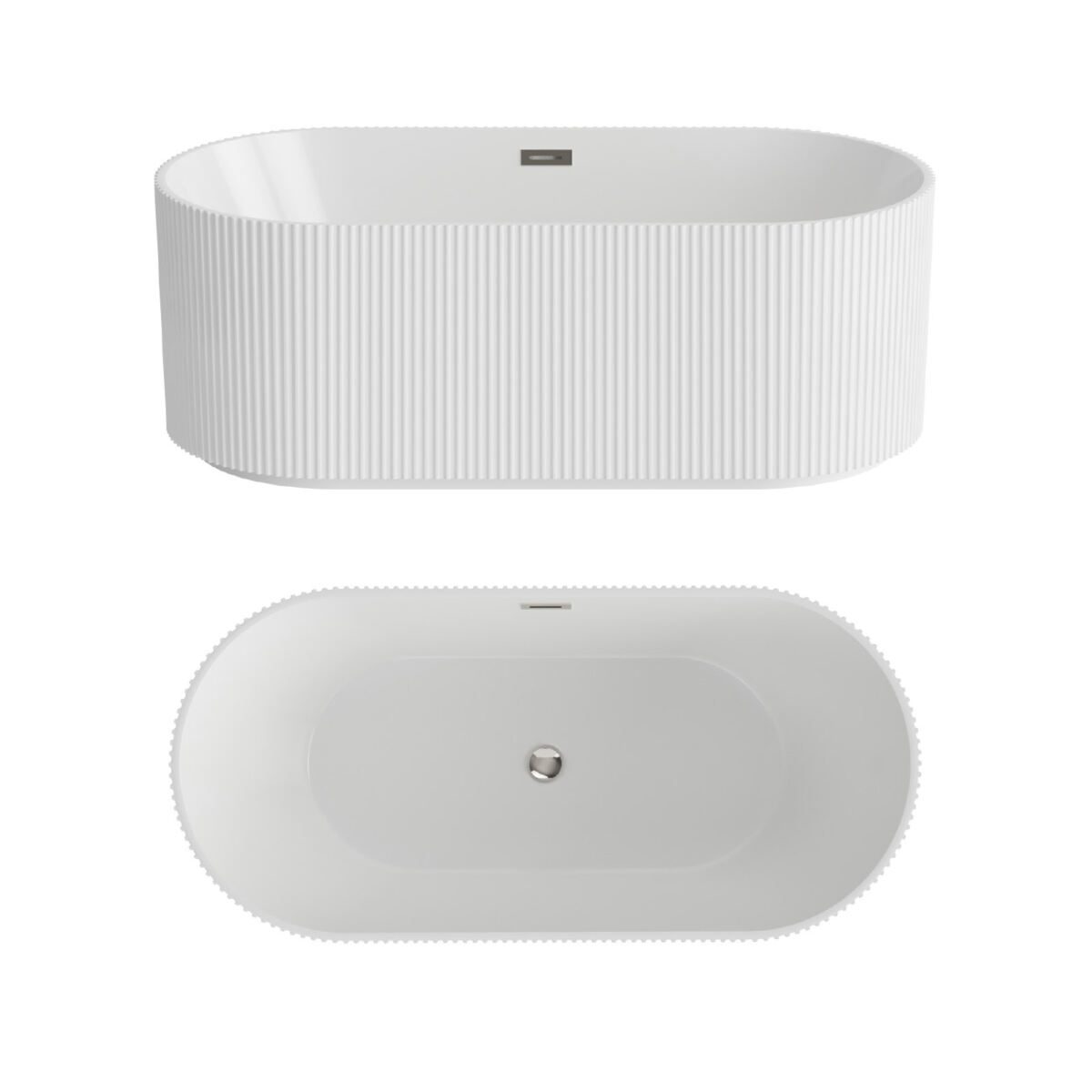 Groove Fluted Freestanding Bath - Phoenix Bathrooms