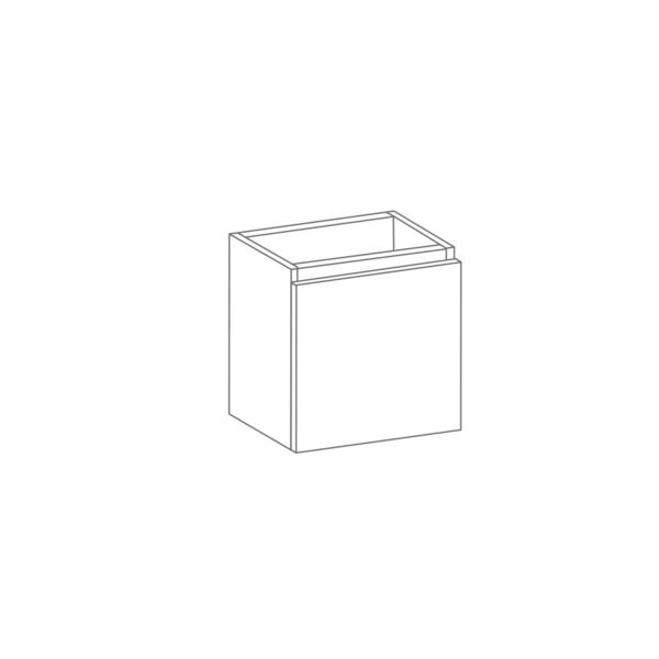 Lune Single Drawer Wall Mounted Basin Unit