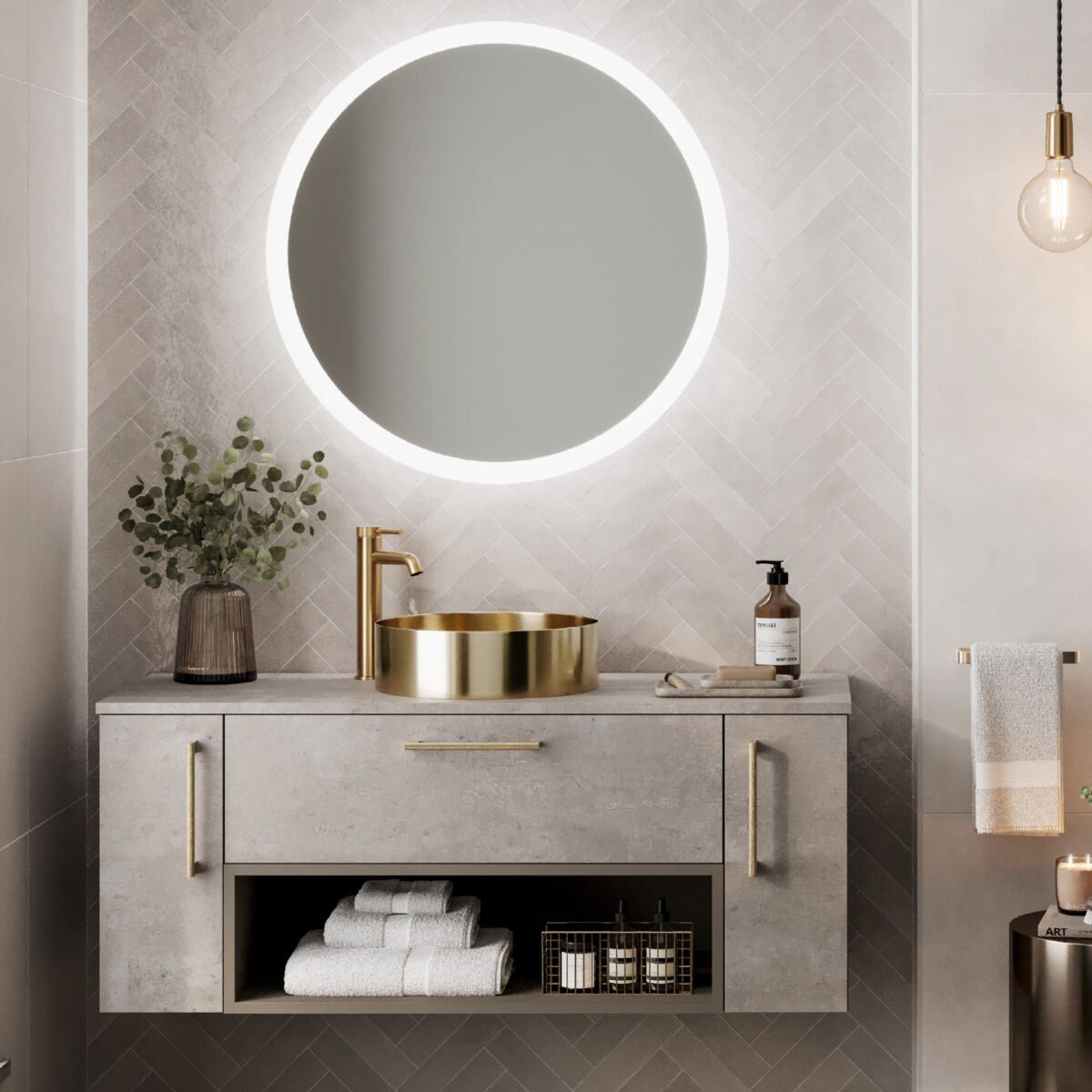 Round Stainless Steel Vanity Basins - Phoenix Bathrooms